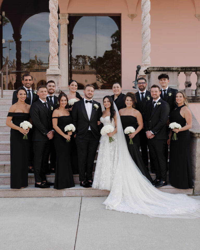 Wedding Photos at the Ringling Art Museum in Sarasota, FL